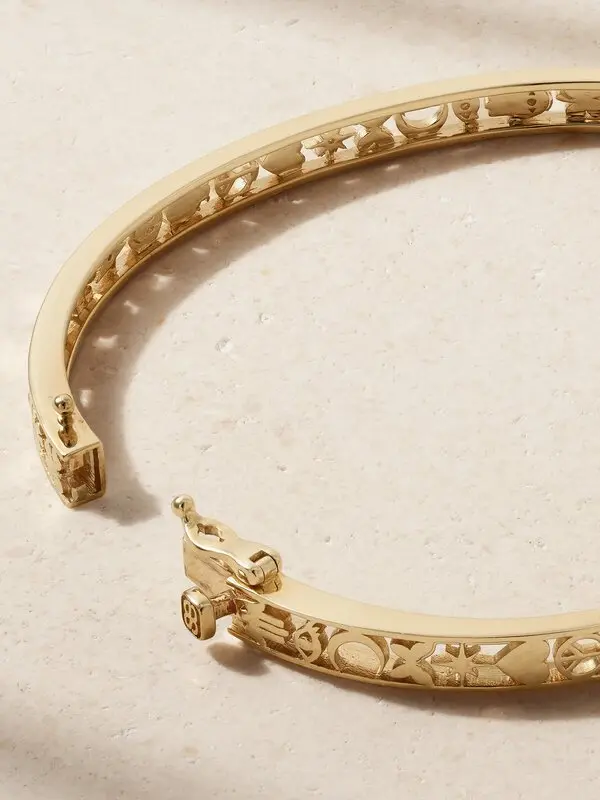 SYDNEY EVAN Open Icon 14-karat Bracelet