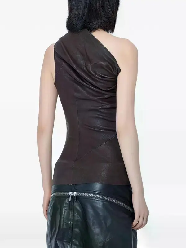 Rick Owens Athena Asymmetric Panelled Top