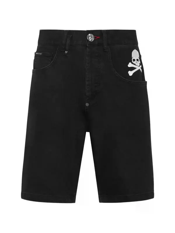 Philipp Plein Denim Formentera Shorts Basics - Black