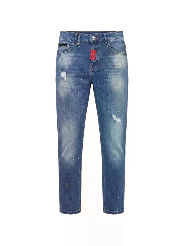 Philipp Plein New Tapered Fit Jeans Basic - Blue