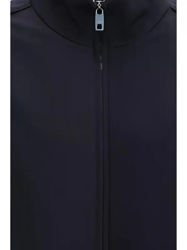 Dolce & Gabbana Logo-plaque Zip-up High-neck Sweater