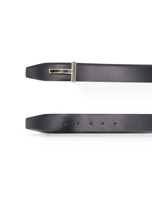 TOM FORD T-buckle Belt - Black