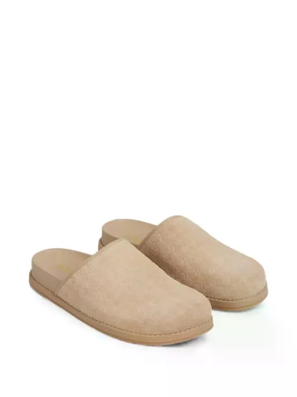 Amiri Monogram-pattern Clogs