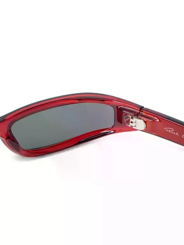 Rick Owens Fog Rectangle-frame Sunglasses