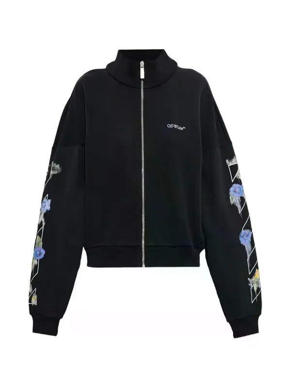 Off-White Arrows Floral-print Sweatshirt