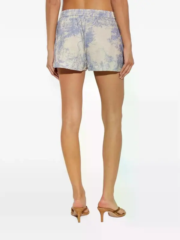 Off-White Printed Elasticated-waist Shorts