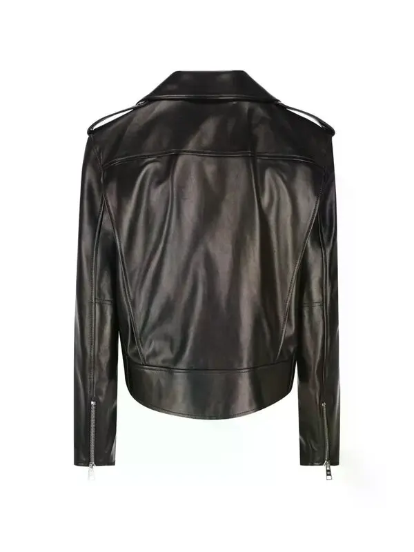 Balenciaga Biker Leather Jacket - Black