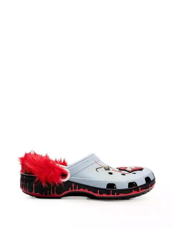 CROCS Pennywise Faux-fur Clogs