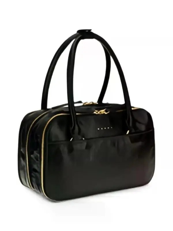 Marni Boxyne Leather Tote Bag