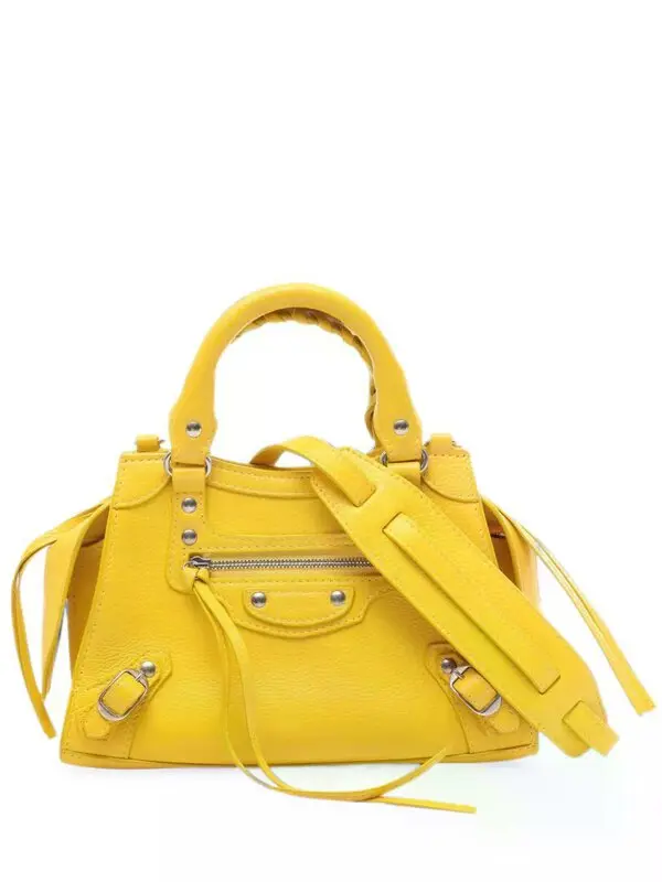Balenciaga Mini Neo Classic City Tote Bag - Yellow