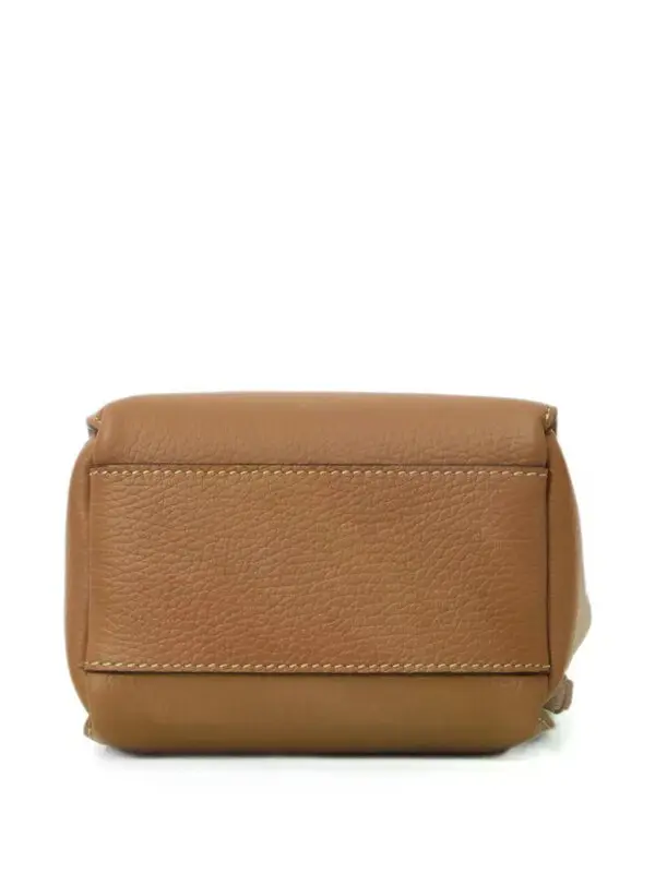 TOD'S T Timeless Charm Leather Tote Bag