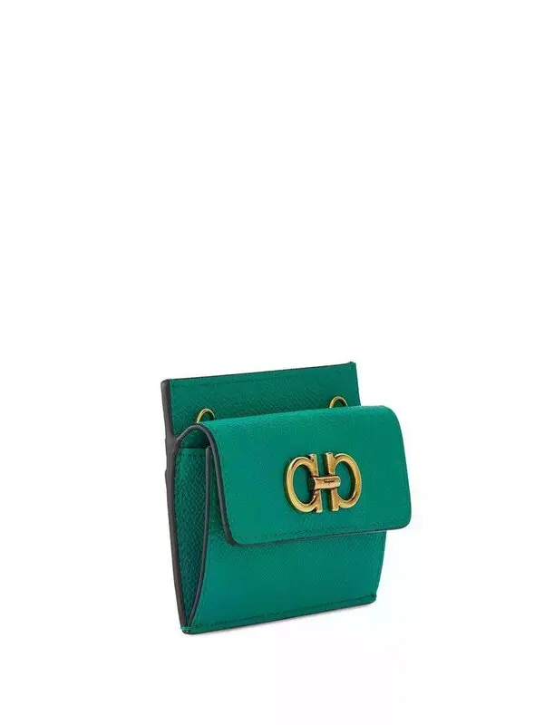 FERRAGAMO Gancini Leather Cardholder