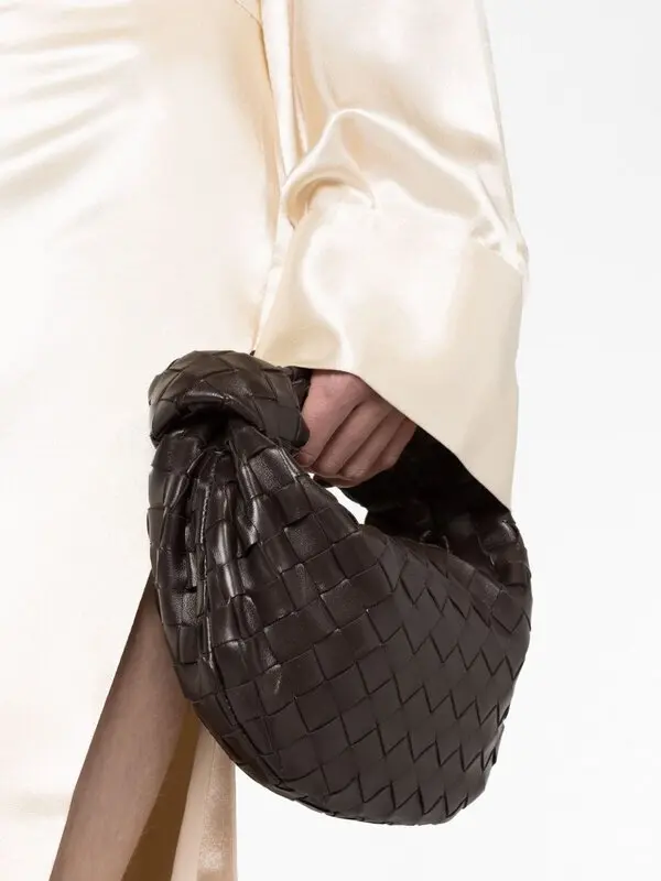 Bottega Veneta Jodie Mini Leather Handbag - Brown