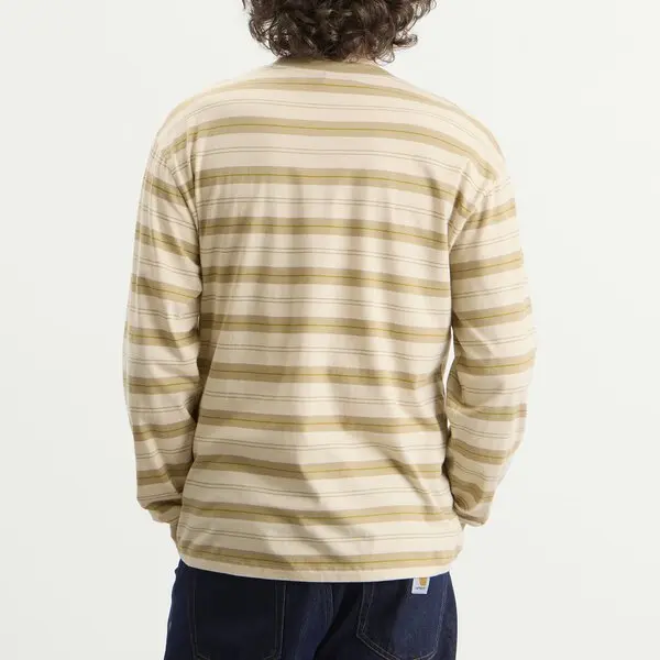 NO PROBLEMO Striped Ls Tee