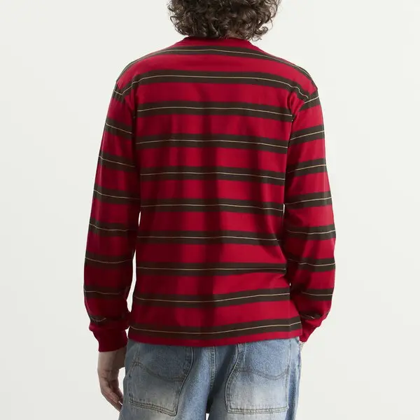 NO PROBLEMO Striped Ls Tee