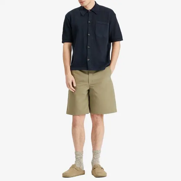 Oliver Peoples Short Sleeve Mawes Knited Shirt