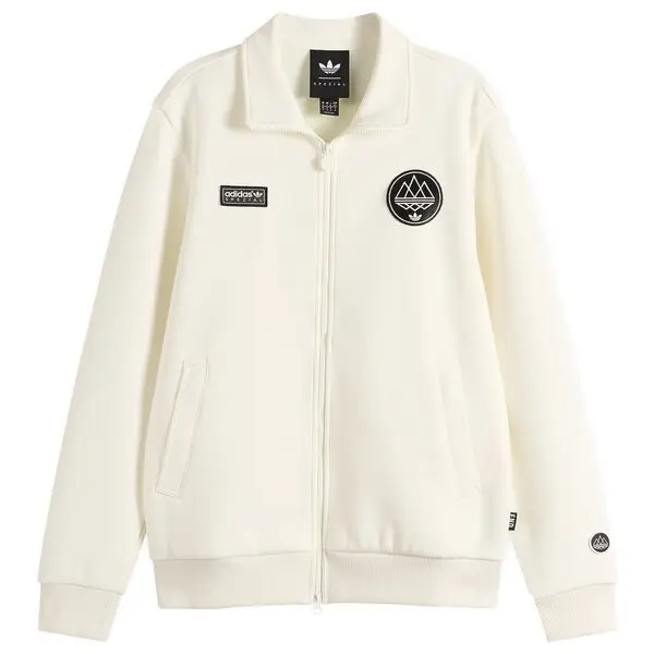 Adidas End. X Angelzarke Spzl Track Top In | Size: | Cotton/polyester/elastane | End Clothing - Neutrals