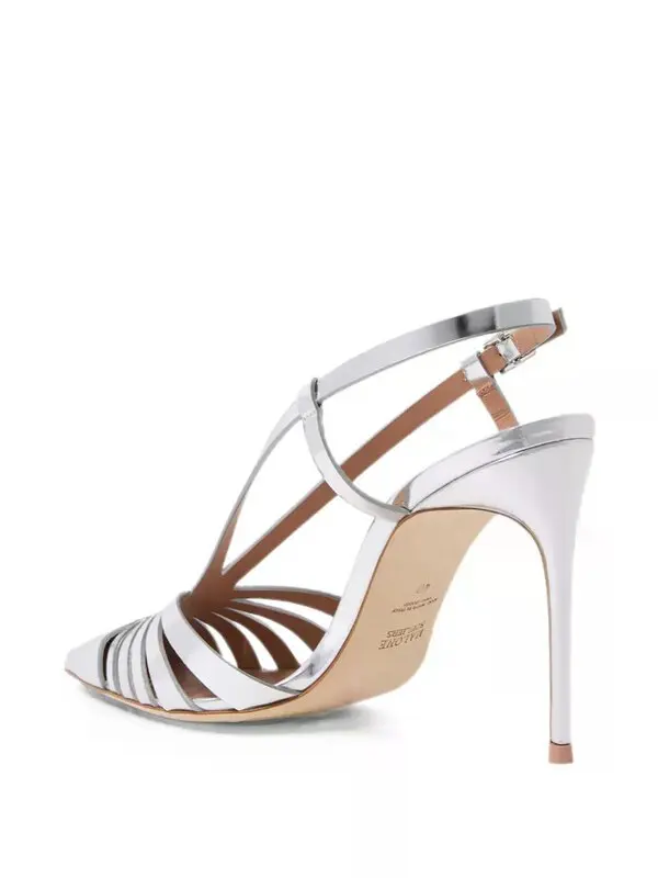 MALONE SOULIERS Cut-out Pointed-toe Sandals