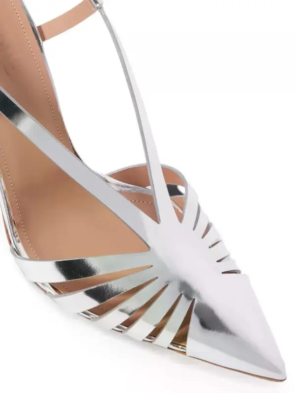 MALONE SOULIERS Cut-out Pointed-toe Sandals