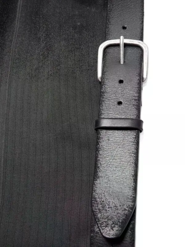 Acne Studios Buckle-detail Pinstriped Trousers