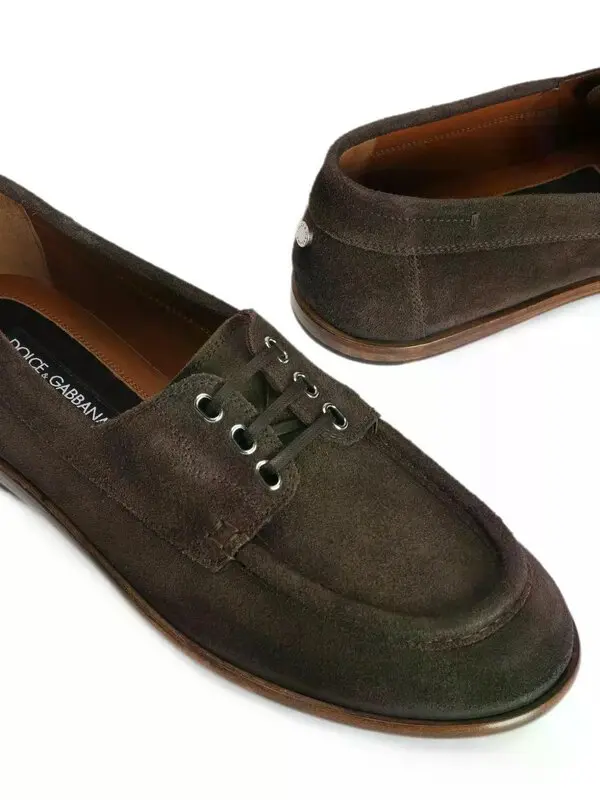 Dolce & Gabbana Derby Shoes In Split