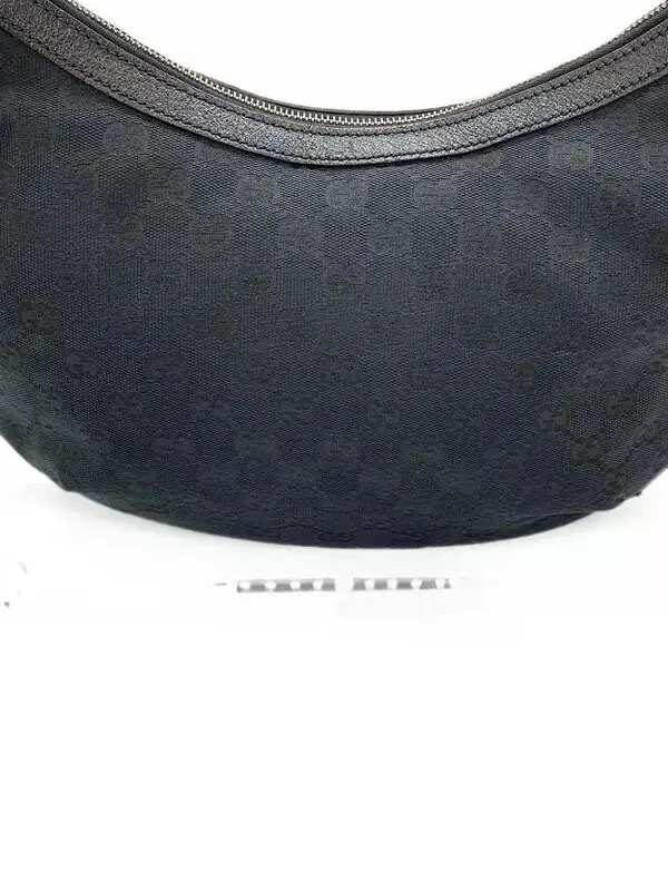 Gucci 2000s Gg Canvas Shoulder Bag - Black
