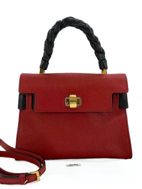 Miu Miu 2014 Madras Click Tote Bag