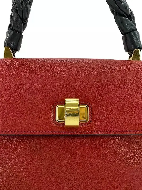 Miu Miu Madras Click Tote Bag - Red