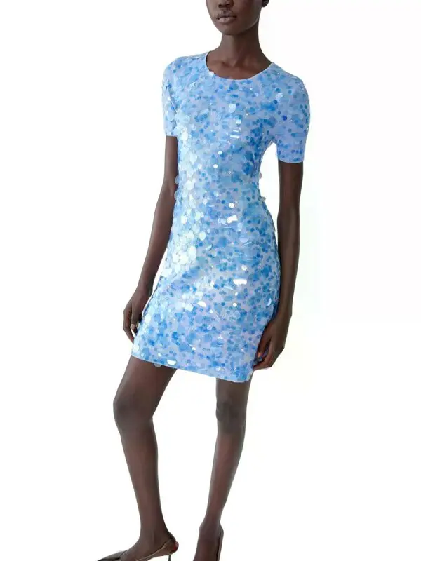 Carolina Herrera Paillette-embellished Mini Dress