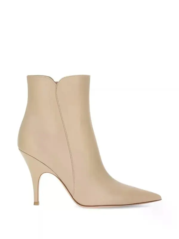 GIANVITO ROSSI Sofia Ankle Boots - Neutrals