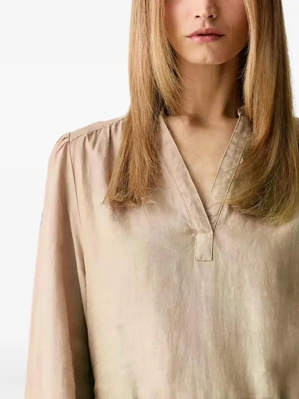 Marc O'polo Belted Long-sleeve Mini Dress