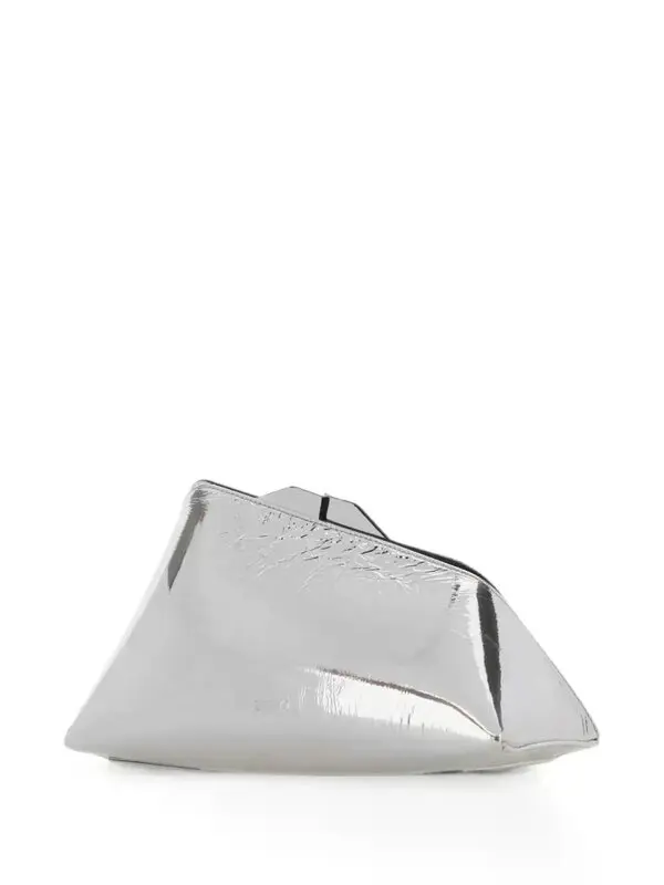 Attico 8.30 Pm Leather Clutch Bags - Silver