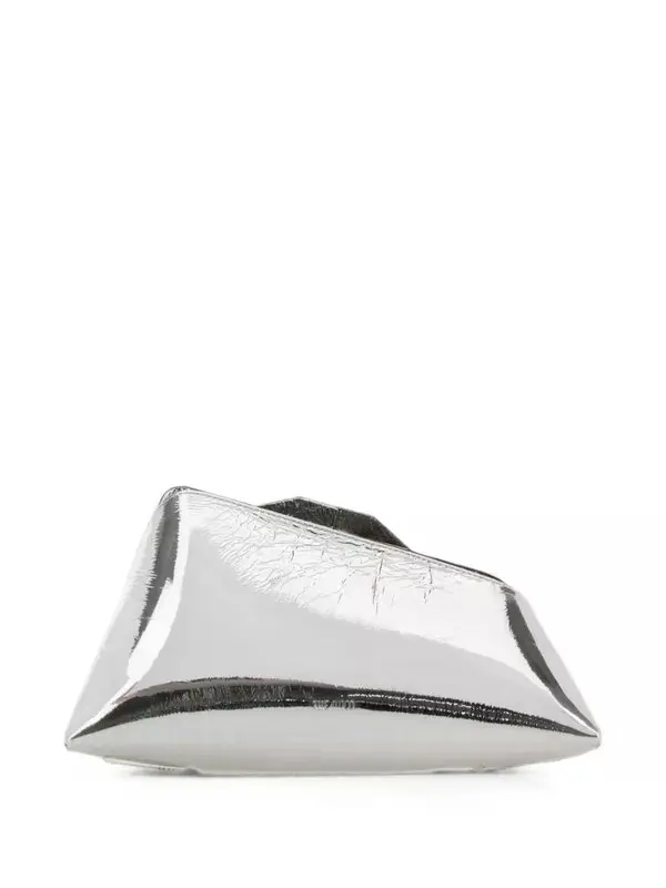 Attico 8.30 Pm Leather Clutch Bags - Silver