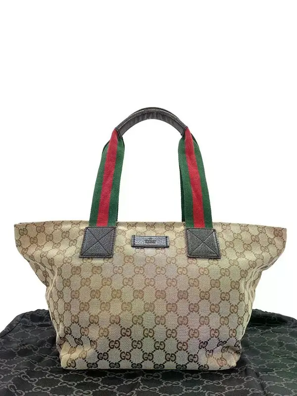 Gucci 2000s Sherry Line Gg Supreme Tote Bag - Neutrals