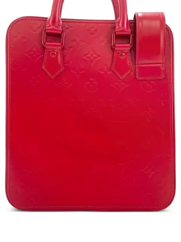 LOUIS VUITTON Monogram Vernis Handbag - Red