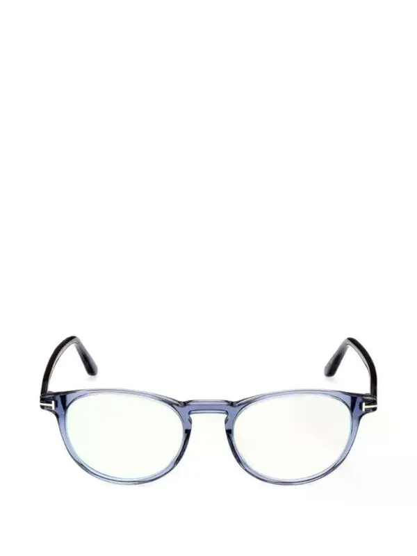 TOM FORD Round-frame Glasses - Blue