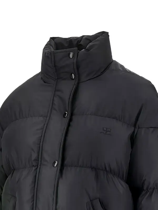 COURREGES Zip-up Jacket - Black