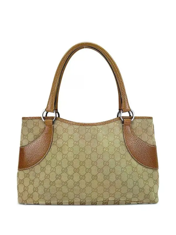 Gucci 2000s Gg Canvas Tote Bag - Neutrals
