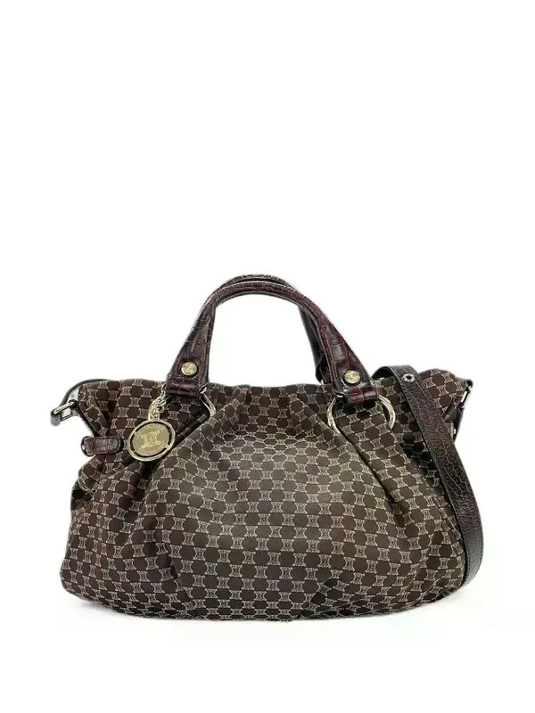 Celine 2000s Macadam Pattern Handbag