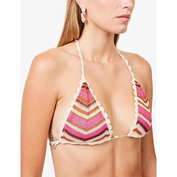 Devon Windsor Aida Knitted Bikini Top