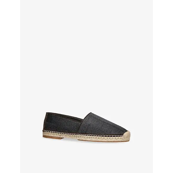 Brunello Cucinelli Jute-sole Woven And Suede Espadrilles