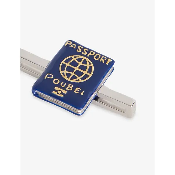 POUBEL Passport Sterling-silver And Enamel Charm
