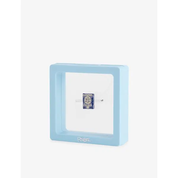 POUBEL Passport Sterling-silver And Enamel Charm