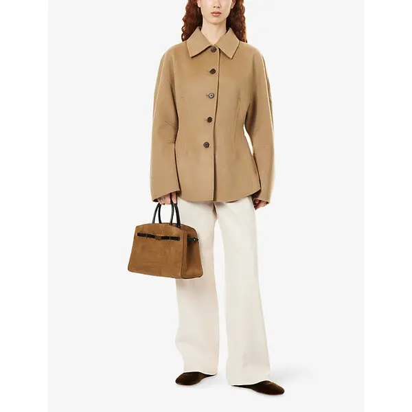 ROHE FRAMES Sculptural Wool-blend Jacket