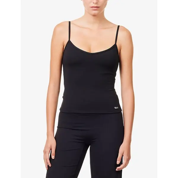 TALA Logo-print Stretch-modal Vest Top