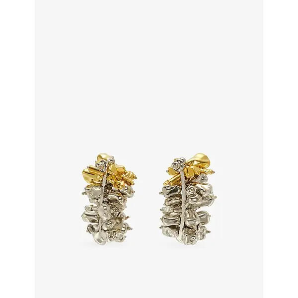 Dries Van Noten Cluster Metal Earrings