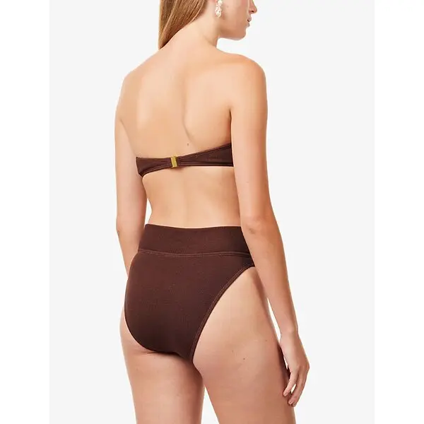 4TH & RECKLESS Giulia Crinkle Bandeau Bikini Top