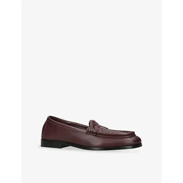 Bottega Veneta Sveglia Leather Loafers