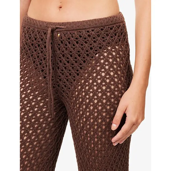 4TH & RECKLESS Katerina Wide-leg Cotton-blend Trousers