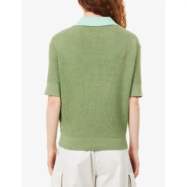 JW Anderson Short-sleeve Polo Knit Top